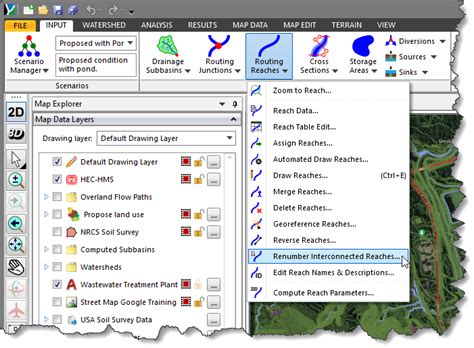 Renumber Interconnected Reaches Command Civilgeo Knowledge Base