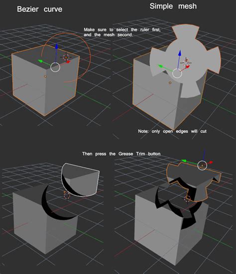 Split Mesh Into Two Pieces Using Bezier Curve Blender Stack Exchange
