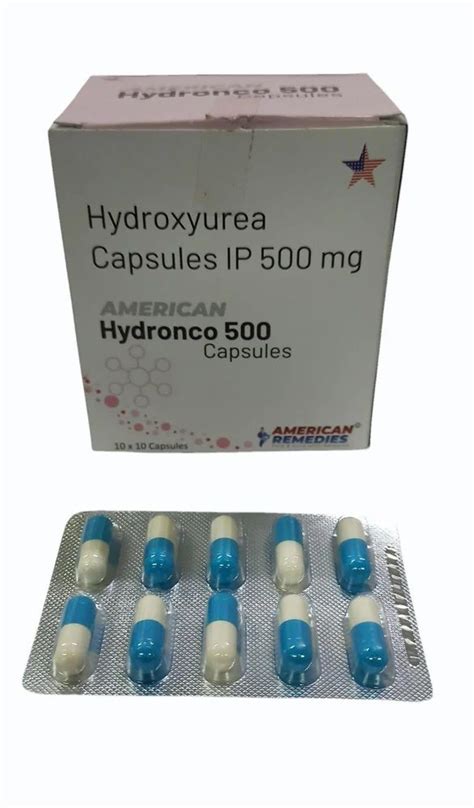500mg Hydroxyurea Capsule At ₹ 300stripe Hydroxyurea Capsules In
