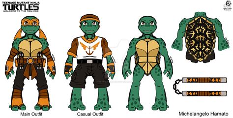 Tmnt Michelangelo Model Sheet By Bluesky Writer On Deviantart
