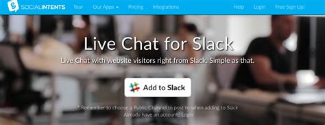 Slack Integration Social Intents Knowledge Base