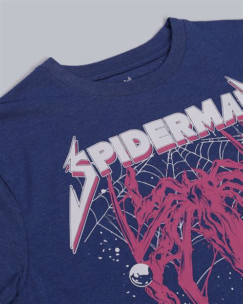 Spider Man Printed Regular Fit Tshirt For Men Free Authority