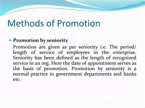 Promotion And Demotion I Hrm 202 I Unit 3 I Aktu Ppt