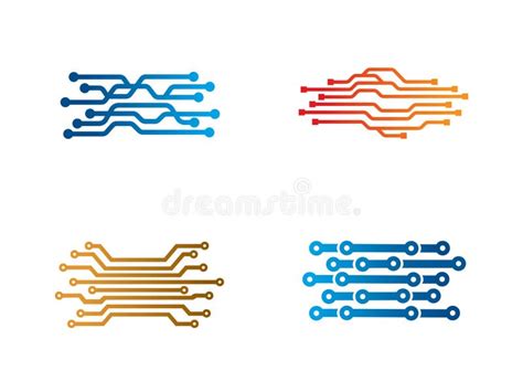 Circuit Tech Logo Symbol Or Icon Template Stock Vector Illustration Of Circuit Mechanic