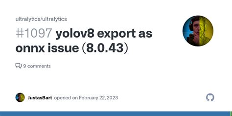 Yolov8 Export As Onnx Issue 8043 · Issue 1097 · Ultralytics