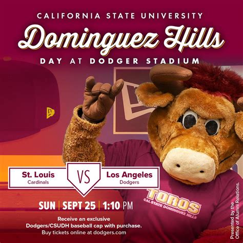 Master Calendar Event Details Csudh Day At Dodger Stadium