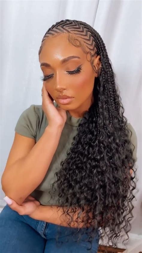 Pin On Cornrows Braids For Black Women Cornrows With Box Braids