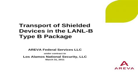 Pdf Enclosure 3 Presentation Slide Transport Of Shielded Room Laboratory External