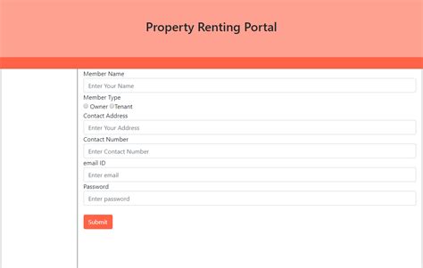 Property Renting Portal Php Web Application Project Csveda