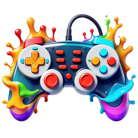 Entertainment 3d Cartoon Fluid Fusion Game Controller Attractive