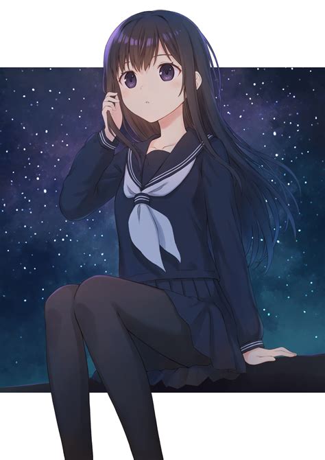 104 Artist Pantyhose Seifuku Skirt Lift 1113383 Yandere