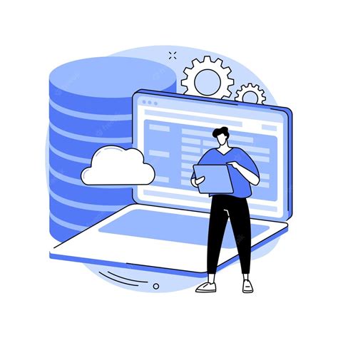 Premium Vector Big Data Programming Abstract Concept Vector Illustration