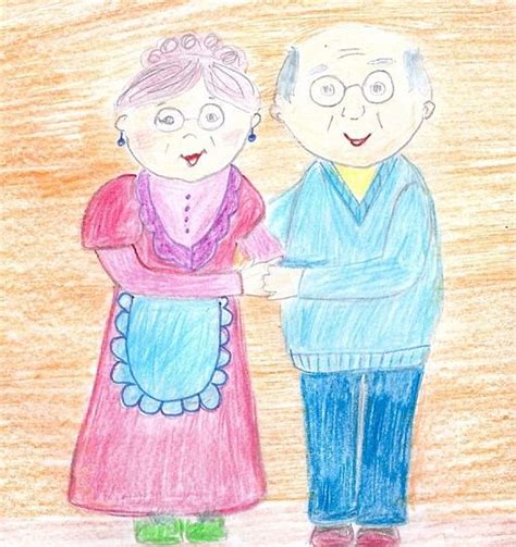 Картинки с бабушками и дедушками для учеников 4 класса