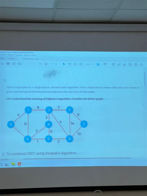 1 Dijkstra Algorithm Is A Single Source Shortest