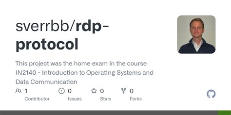 GitHub Sverrbb Rdp Protocol This Project Was The Home Exam In The Course IN