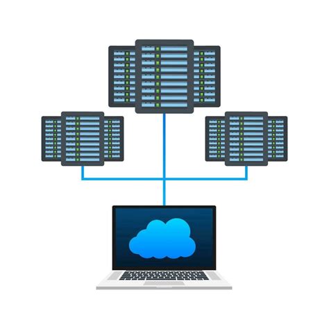 Distributed Database Data Storage Server Vector Stock Illustration 29341181 Vector Art At