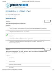TOGAF 9 Part 1 Architecture Governance Work Products Course Hero
