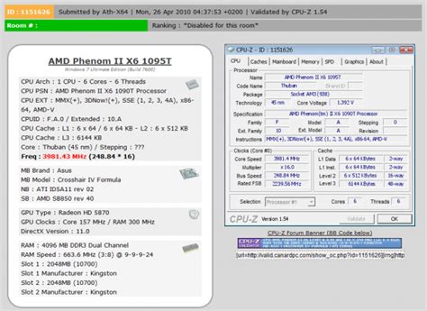 AMD Phenom II X6 1090T Black Edition 3.2GHz Six Core CPU