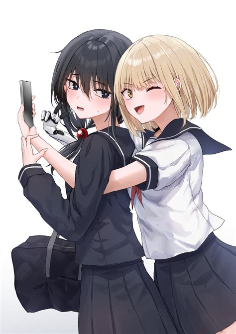 Kamioka Senri And Ameno Hitsuka Original Drawn By Piripun Danbooru