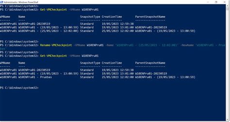 Using Powershell To Manage Hyper V Checkpoints