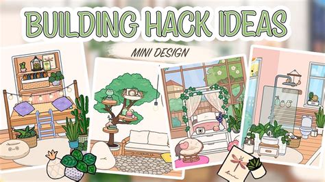 Toca Building Hack Ideas💚🤍 House Ideas Toca Life World Youtube