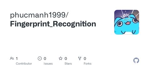 GitHub Phucmanh Fingerprint Recognition