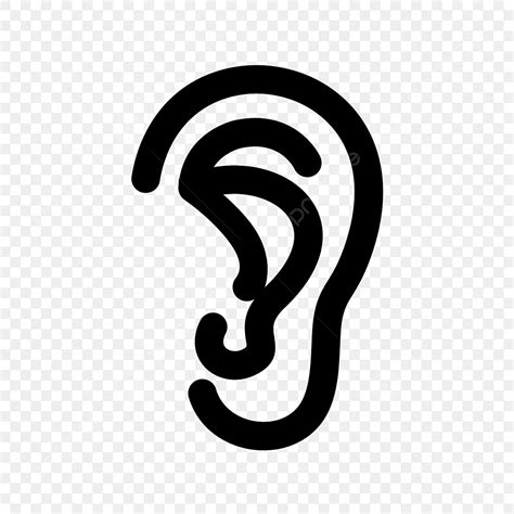 벡터 귀 아이콘 귀 아이콘 오디오 귀 Png 일러스트 및 벡터 에 대한 무료 다운로드 Pngtree