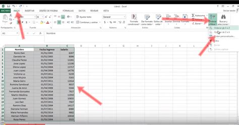 Cómo ordenar filas de Excel Aprende a ordenar filas de Excel