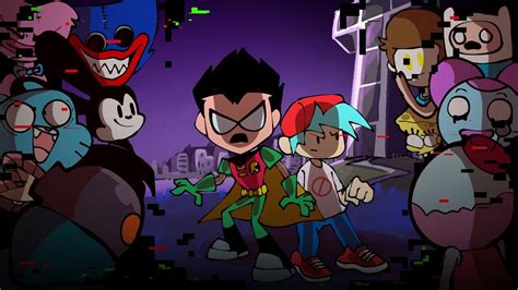 Fnf Zone Teen Titans X Come Learn With Pibby X Fnf Animation