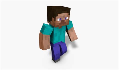 Minecraft Steve 3d Model In Fbx Obj Max 3ds C4d 52 Off
