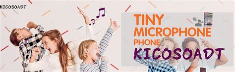 Amazon Com KICOSOADT Mini Microphone Tiny Microphone Portable Microphone Instrument Microphone