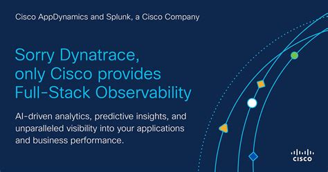 Cisco Appdynamics Vs Dynatrace Alexa Considine