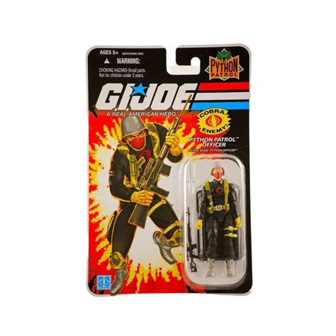 Gi Joe Python Patrol Officer 25th Anniversary Python Patrol 3 75 EmpireToyz