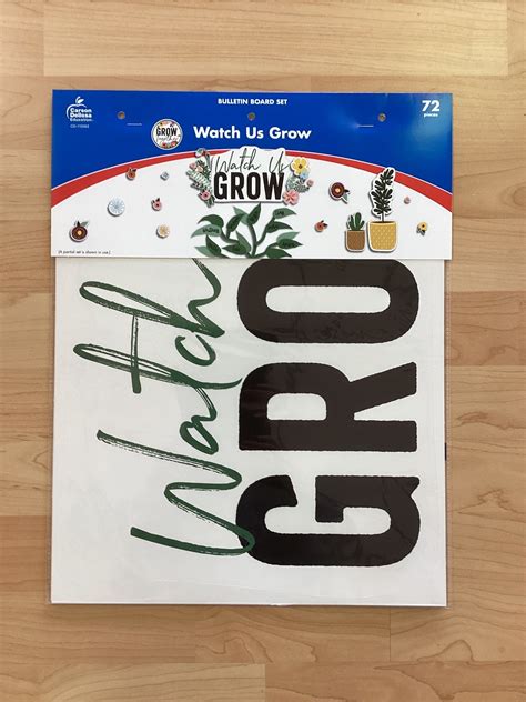Grow Together Watch Us Grow Bulletin Board Set School Spot