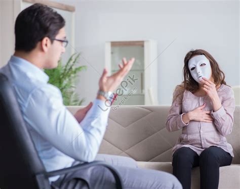임신한 여성이 심리학자를 방문하는 사진 사진 무료 다운로드 Lovepik