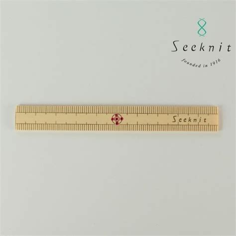Seeknit 竹ものさし 10cm 両目 尺 Weave Together 一線牽