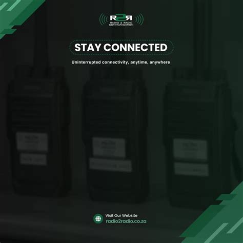 Radio2radio Communication On Linkedin Uninterrupted Connectivity Anytime Anywhere Our