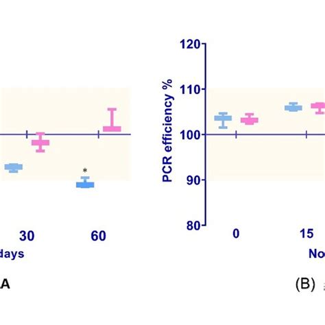 Pcr Efficiency Obtained For Independent Experiments Of A Plasmid Dna Download Scientific