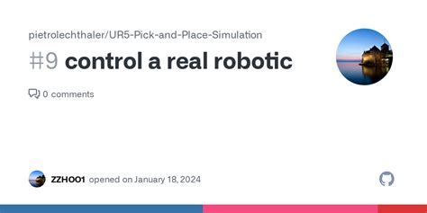 Control A Real Robotic · Issue 9 · Pietrolechthalerur5 Pick And Place