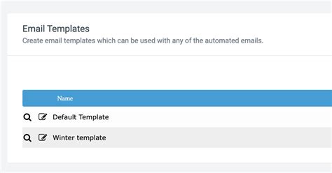 Create A New Email Template
