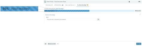 running flows within your connector user interface