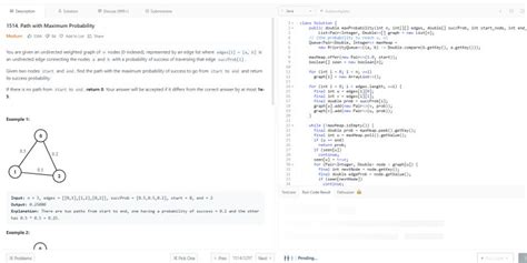Day 7175 Of My Leetcode Problem Solving Question No1514 Path With