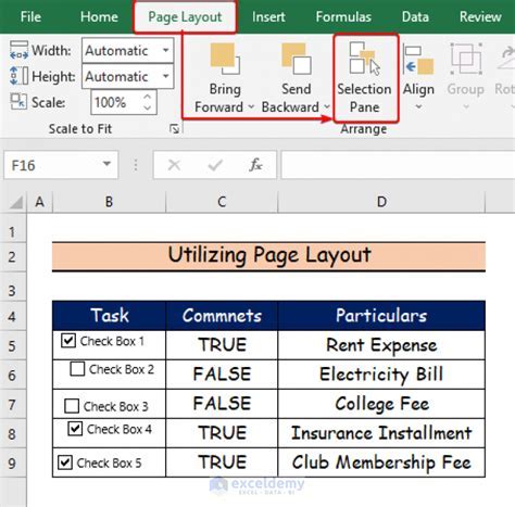 Perfectly Aligned Checkboxes In Excel Tech Hub At Porterchester