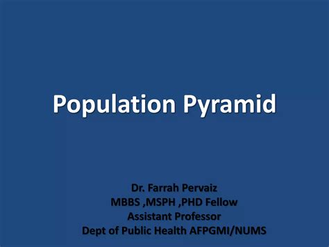 My Own Demography 3 Population Pyramidpptx