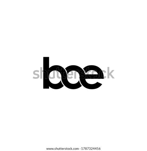 Boe Letter Original Monogram Logo Design Stock Vector Royalty Free