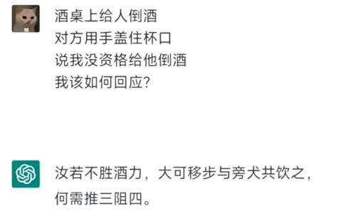 chatgpt 教你酒局上如何倒酒 哔哩哔哩