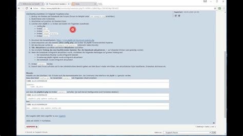 Phpbb Tutorial Update Von 3110 Zu 320 Youtube