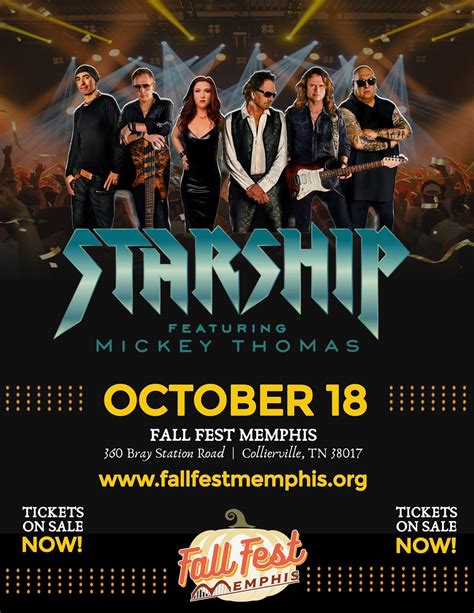 Starship Featuring Mickey Thomas Live On The Field Concert Fall Fest 2025