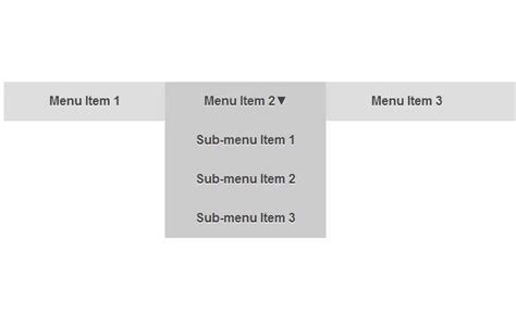 Горизонтальное меню Html Css шаблоны Как сделать горизонтальное выпадающее меню для сайта на Css