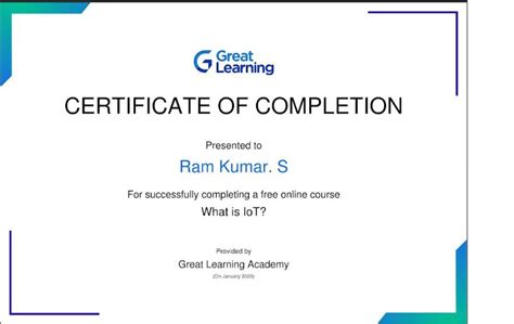Ramkumar S On Linkedin Iot Internetofthings Learningjourney